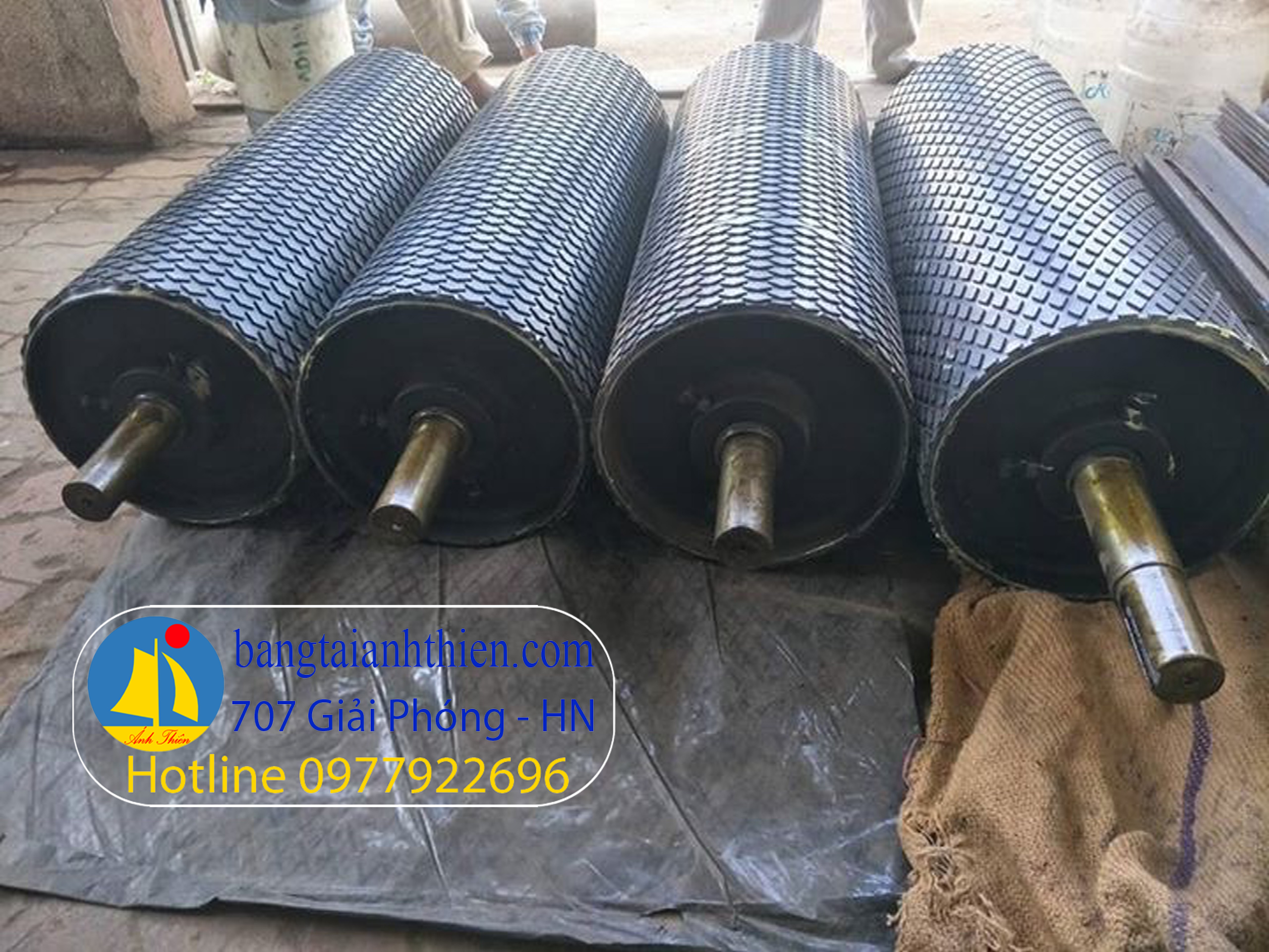 Bọc lô, Rullo bọc cao su chịu lực cao