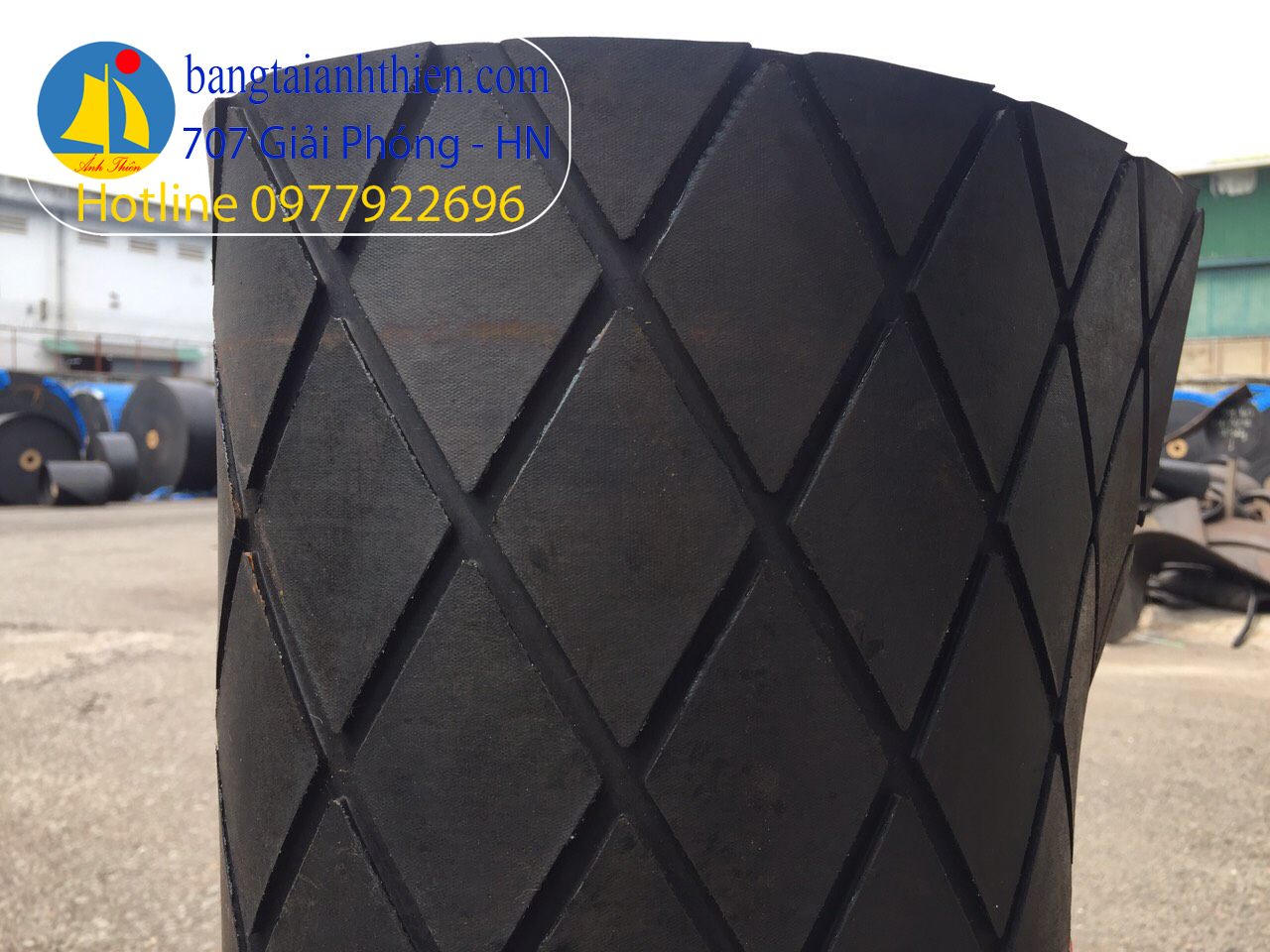 Bọc lô, Rullo bọc cao su chịu lực cao