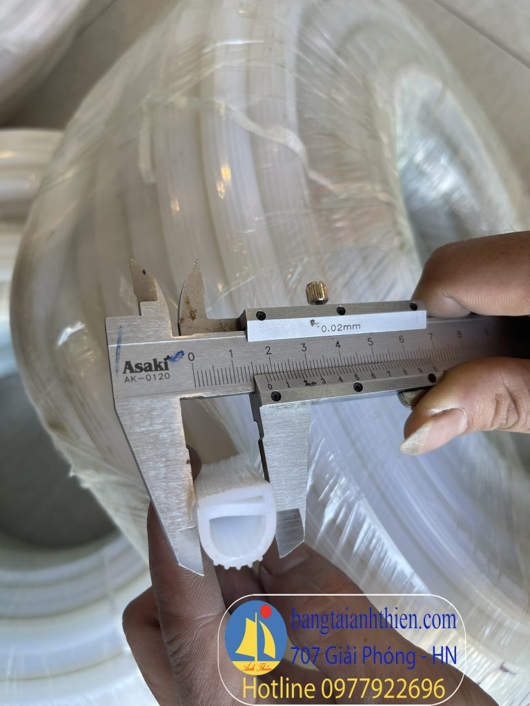 Gioăng silicon E18 chịu nhiệt tủ cơm, tủ sấy màu trắng